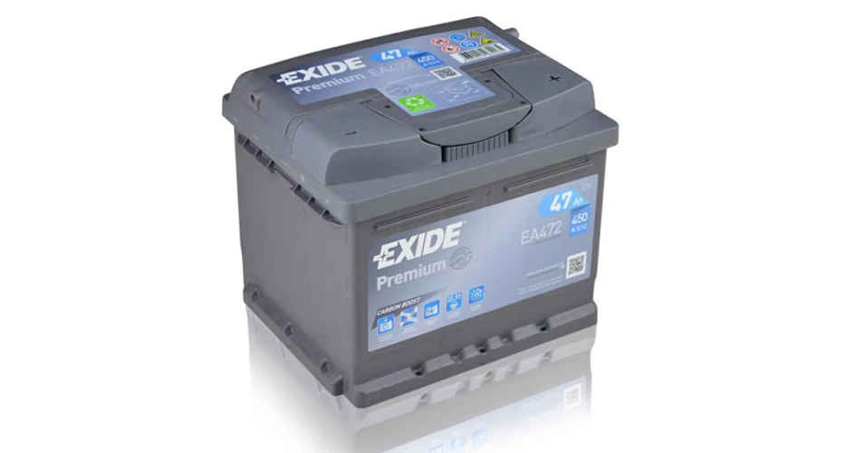 Exide Premium EA472 47Ah 450A jobb+ (207*175*175) - 30Ah - 49Ah ...